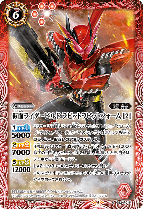【R】仮面ライダービルド ラビットラビットフォーム [2]《CB24-015》