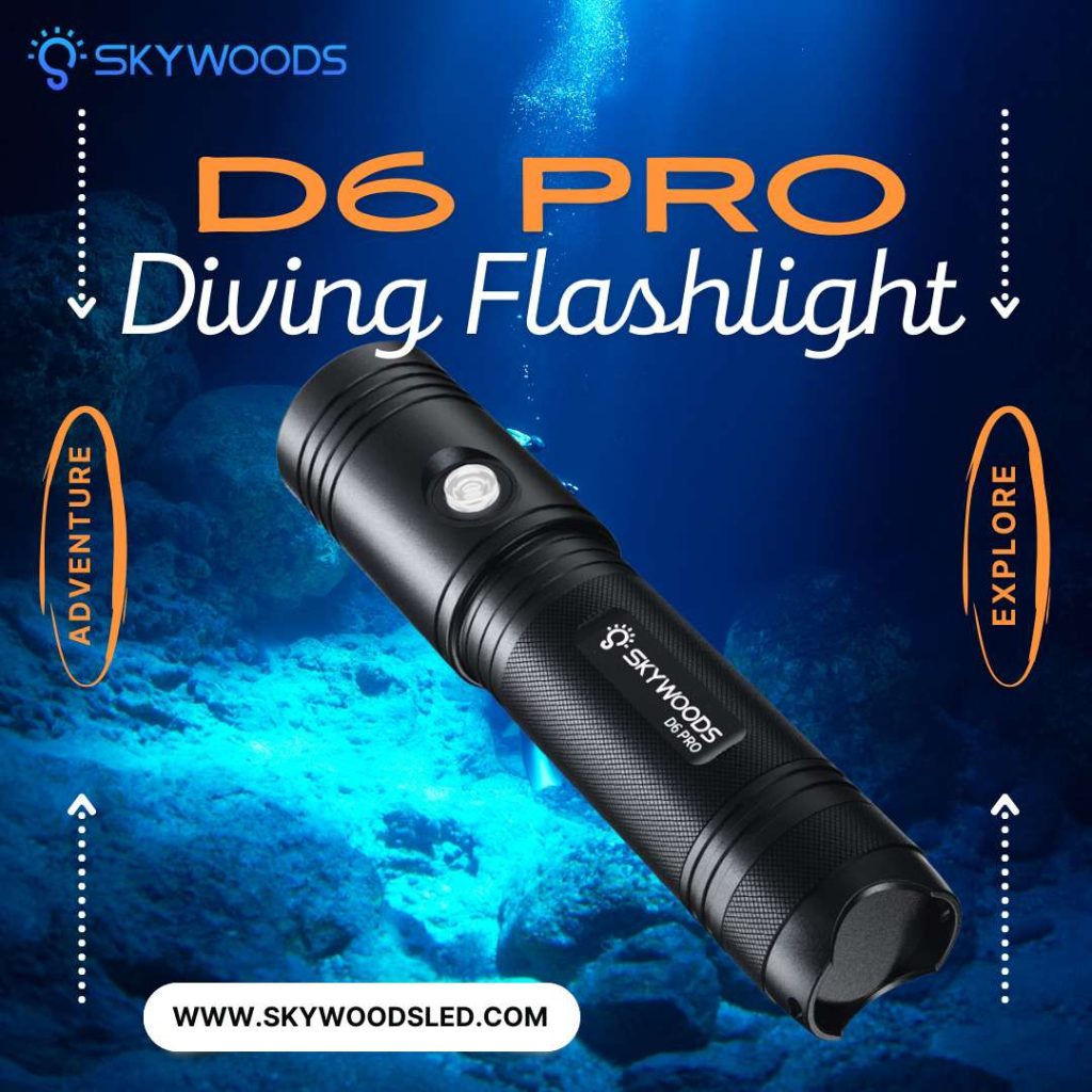 SKYWOODS D6 Pro Diving Flash Light | SKYWOODS | 株式会社UFC wholesale