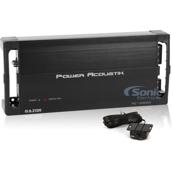 RZ1-2300D Max.2300W 1ch Class D 超小型 Power Acoustik パワーアコースティック | アンプ ...