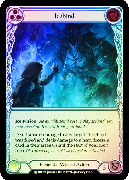 【Rainbow Foil】[Elemental_Wizard] Icebind - Blue [UPR] | All Items | TCG Shop Go Again | Flesh ...