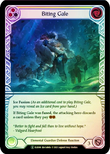 【ENG】【Rainbow Foil】[Elemental_Guardian] Biting Gale - Yellow [ELE ...