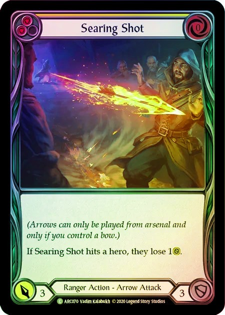 【ENG】【Rainbow Foil】[Ranger] Searing Shot - Yellow [ARC] | All Items ...