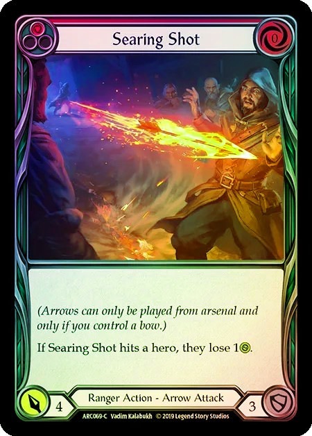 【ENG】【Rainbow Foil】[Ranger] Searing Shot - Red [ARC-1st] | All Items ...