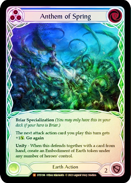 【ENG】【Rainbow Foil】[Earth] Anthem of Spring [DTD] | All Items | TCG ...