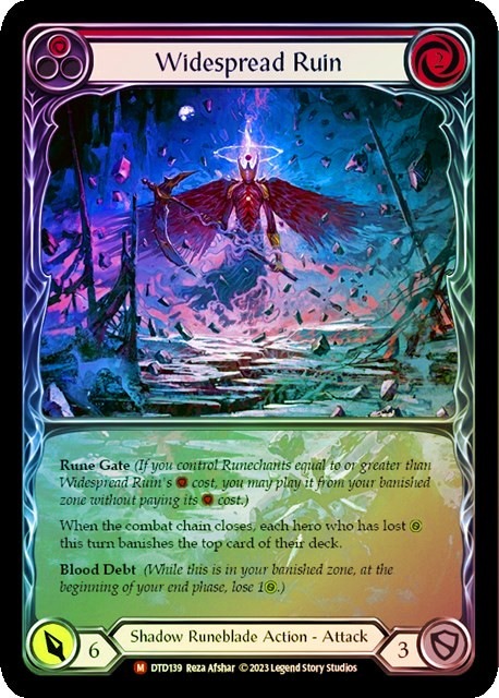 【ENG】【Rainbow Foil】【Extended Art】[Shadow_Runeblade] Widespread Ruin ...