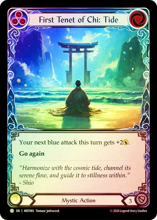 【ENG】【Rainbow Foil】[Mystic] 気の教義の一：潮/First Tenet of Chi: Tide [MST ...