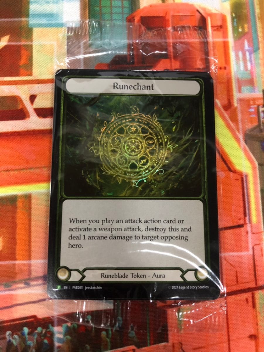 【セット品】【ENG】【Rainbow Foil】 Runechant [FAB263] ＆ 【Cold Foil】 Channel the ...