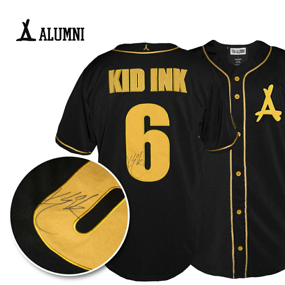 ALUMNI CLOTHING アルムナイクロージング KID INK SIGNED AUTHENTIC BASEBALL JERSEY ...