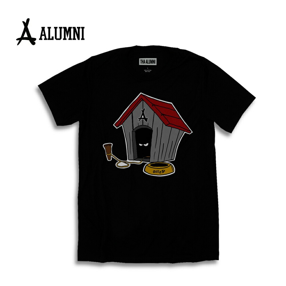 ALUMNI CLOTHING アルムナイクロージング WATCH DOG TEE BLACK メンズ インポート KID INK ロゴT ...