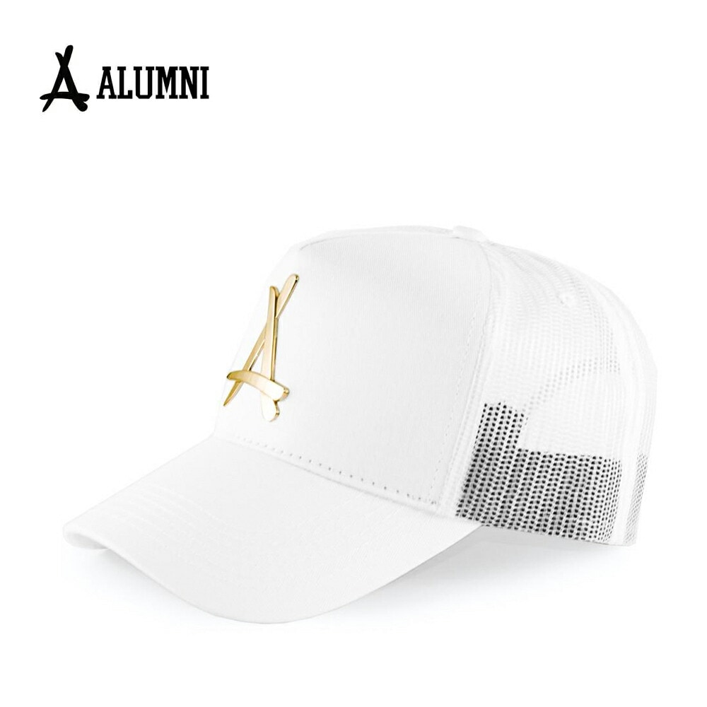 ALUMNI CLOTHING アルムナイクロージング 24K WHITE MESH TRUCKER HAT ユニセックス インポート KID ...
