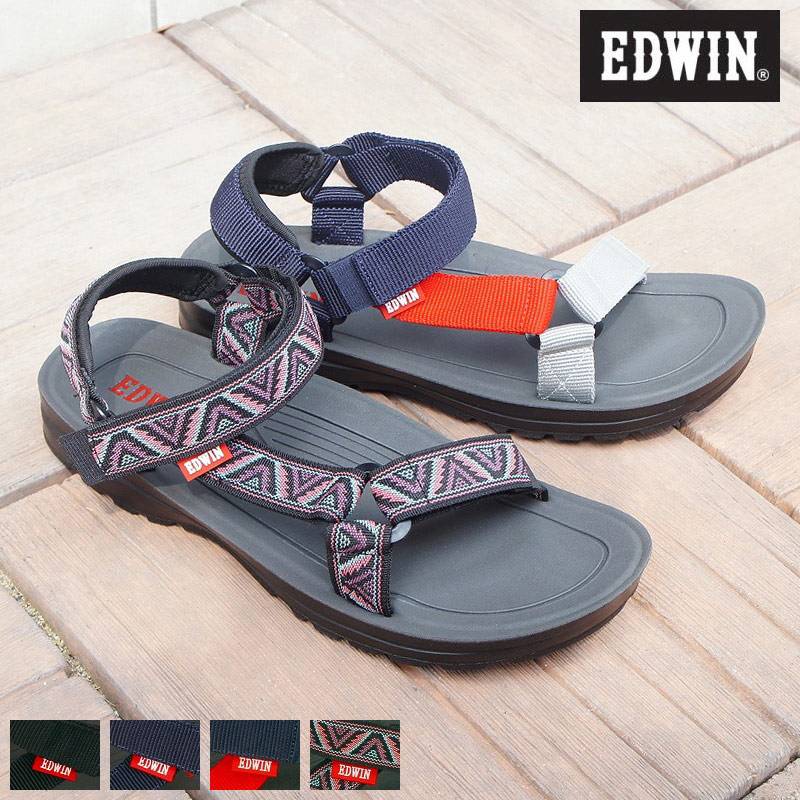 エドウィン EDWIN スポーツサンダル メンズ ベルクロ ストラップ 父の日 ギフト ew5100 | メンズシューズ,メンズサンダル,メンズビーチサンダル | 《公式》ファッションシューズ ...