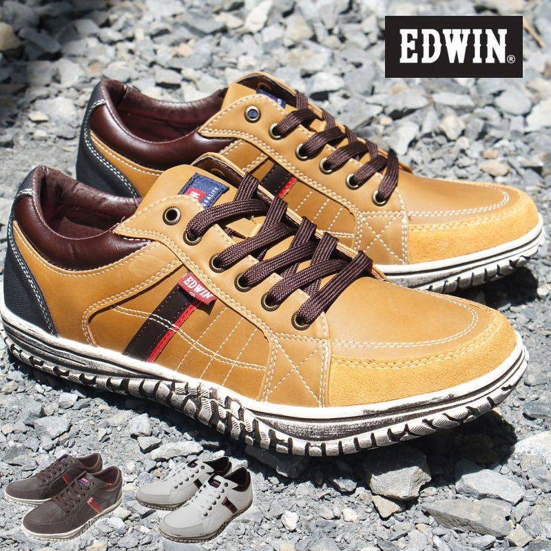 EDWIN エドウィン スニーカー メンズ 靴 ワーク シューズ 軽量 ローカット 男性 父の日 hredm345 | スニーカー,メンズスニーカー | 《公式》ファッションシューズ 『アベリア』本店