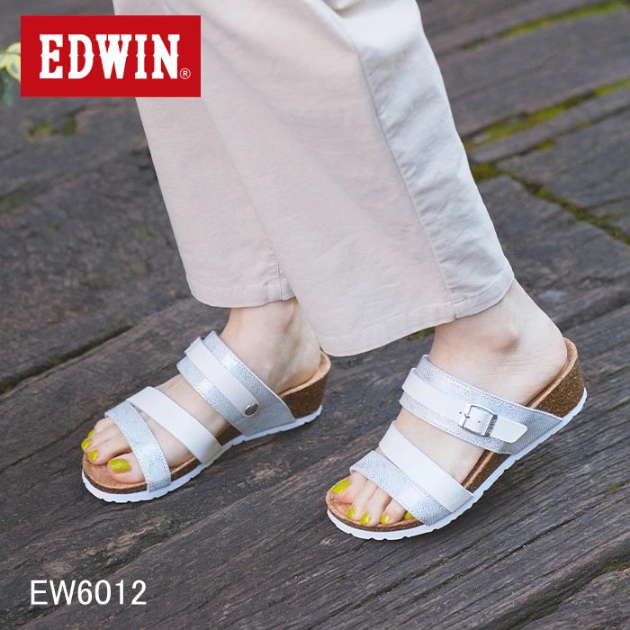 エドウィン サンダル レディース ウエッジソール ew6012 | ブランド・メーカー,ア行,エ,EDWIN（エドウィン） | 《公式》ファッションシューズ 『アベリア』本店