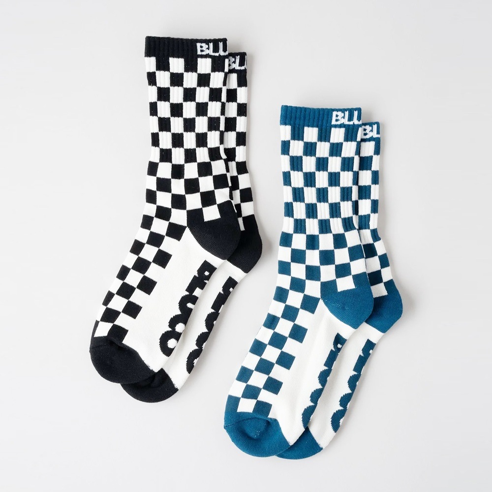 2-PACK SOX -Checker- | BRAND,BLUCO | ACOLLECT ONLINE STORE
