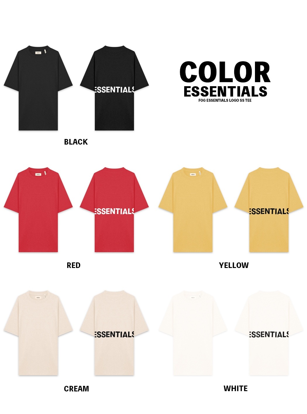 ESSENTIALS LOGO SS TEE [ESSENTIALS/エッセンシャルズ] | BRAND,ESSENTIALS ...