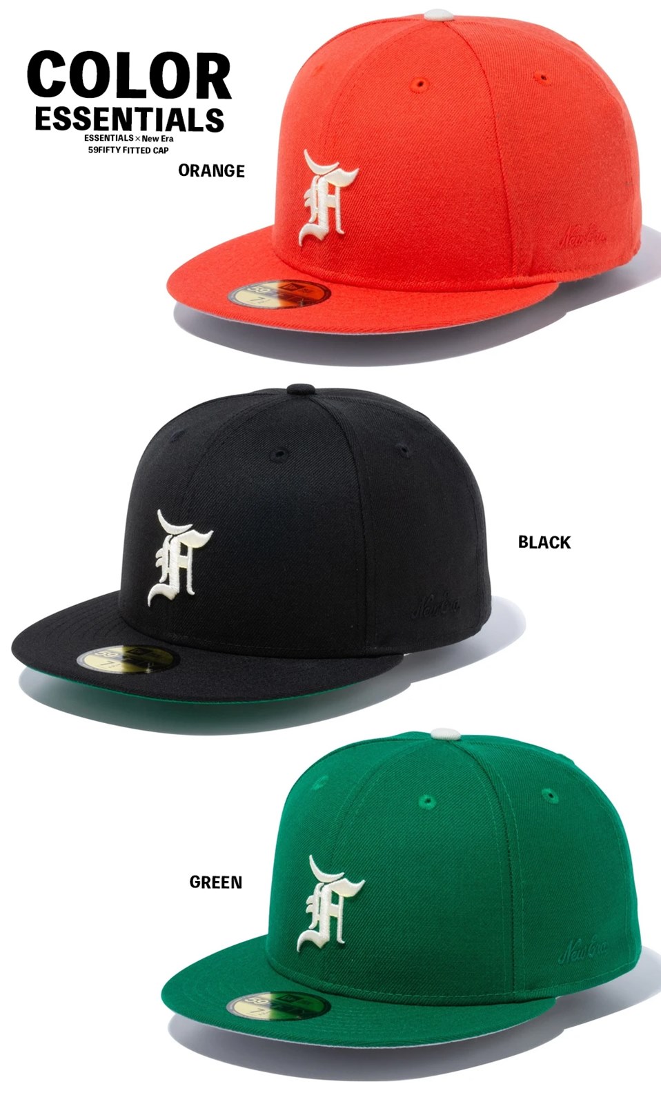 ESSENTIALS×New Era 59FIFTY FITTED CAP [ESSENTIALS/エッセンシャルズ] | BRAND ...