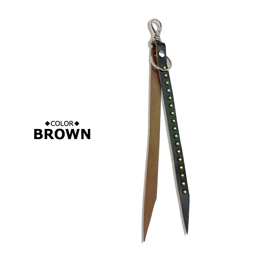 ROUND STUD KEYCHAIN | BRAND,GOAHEAD | ACOLLECT ONLINE STORE