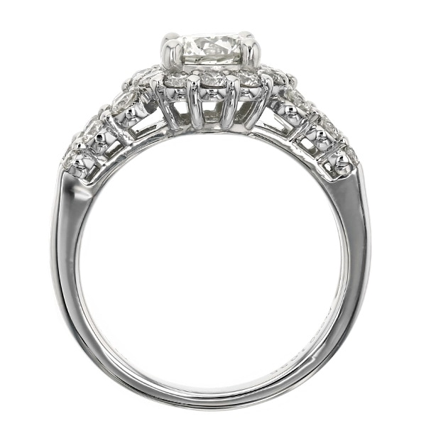 ダイヤモンド リング 1035ct J Si2 Ex Handc 脇石108cttotal プラチナ 中央宝石研究所 鑑定書付 【r】|ダイヤモンドネックレス・ダイヤピアス【エメット