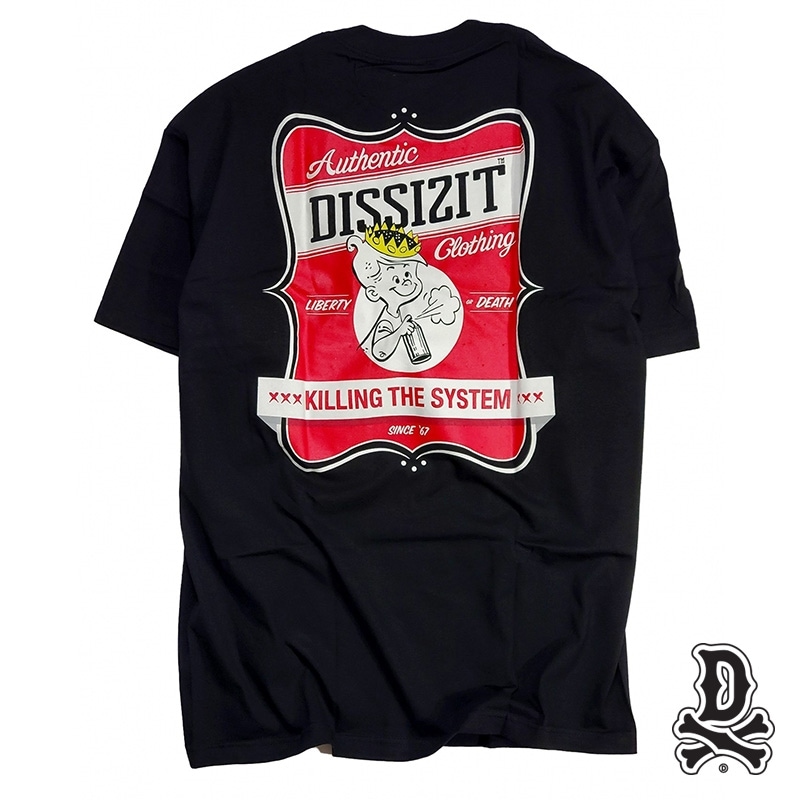 【DISSIZIT/ディスイズイット】KING OF SPRAY TEE Tシャツ / BLACK ブラック | DISSIZIT,Tシャツ ...