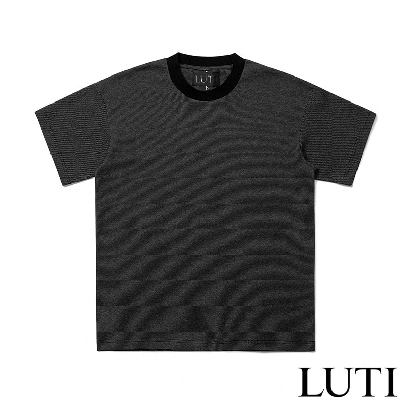 【LUTI/ルーティー】LUTI MICRO STRIPE KNIT Tシャツ / BLACK ブラック | LUTI,Tシャツ ...