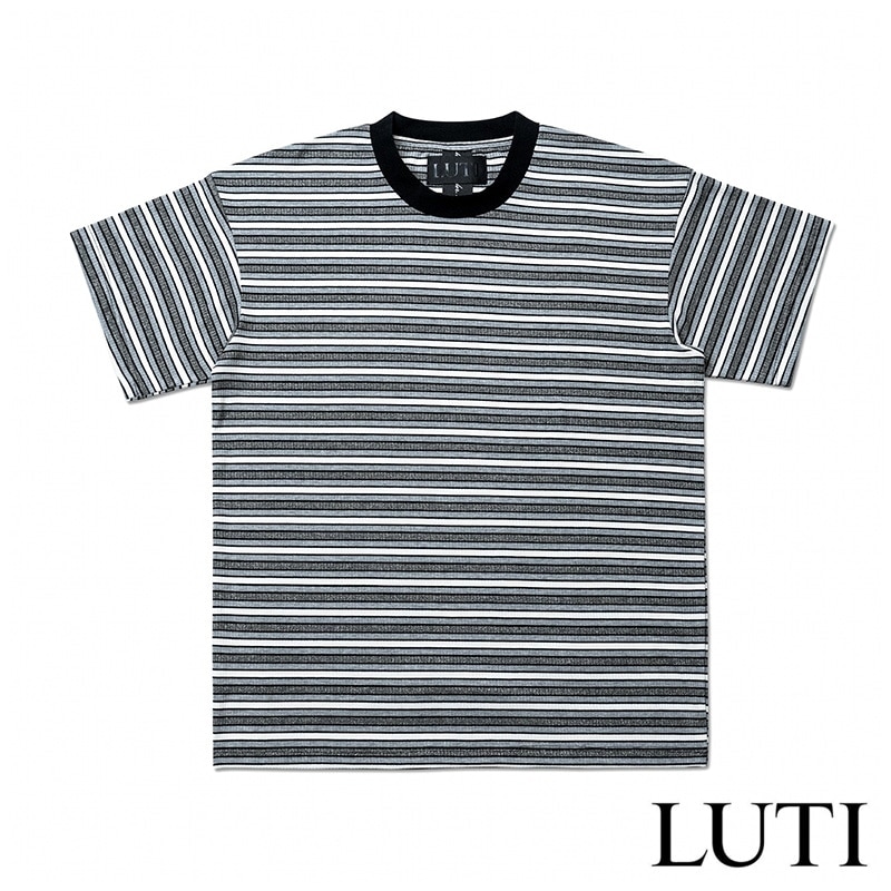 【LUTI/ルーティー】LUTI METALLIC STRIPE KNIT Tシャツ / BLACK ブラック | LUTI,Tシャツ ...