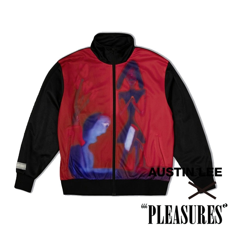 【PLEASURES/プレジャーズ×AUSTIN LEE】SCREEN TRACK JACKET ジャケット / BLACK | PLEASURES,アウター | | After Note ...