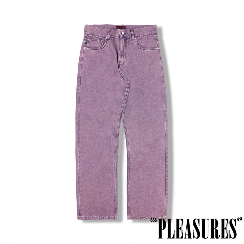 【PLEASURES/プレジャーズ】ACID 5-POCKET JEANS ジーンズ / PURPLE | PLEASURES,パンツ | | After Note （アフターノート）大阪 新 ...