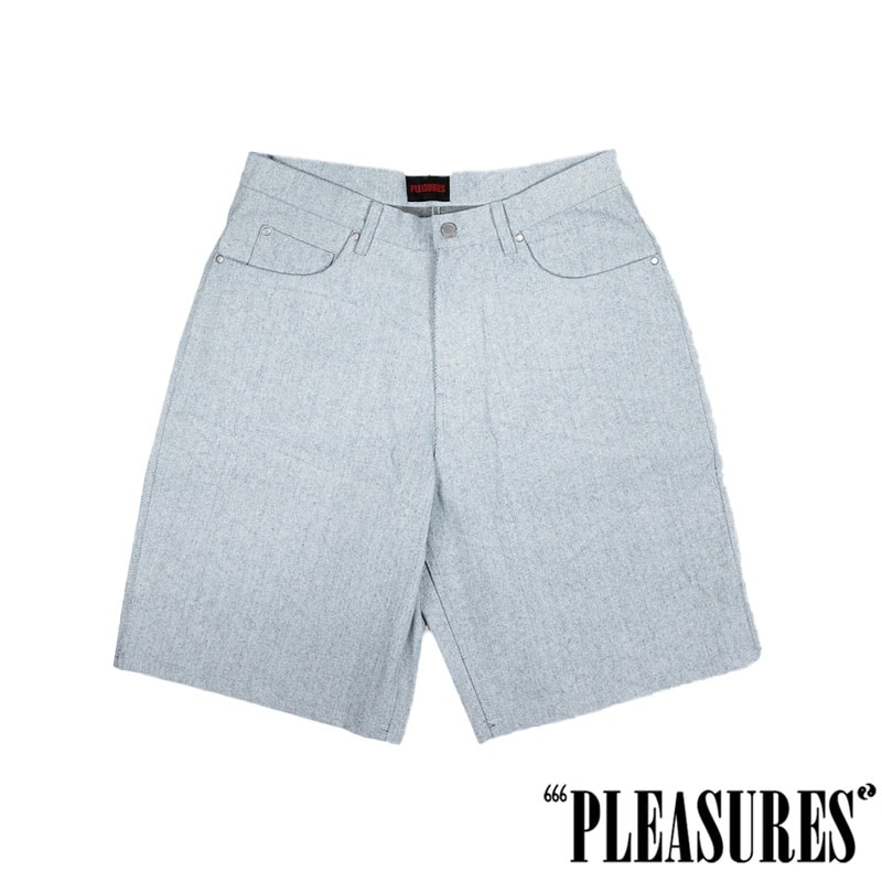 【PLEASURES/プレジャーズ】WHITEOUT BAGGY JORTS ショートパンツ / OFF WHITE | PLEASURES,ショートパンツ | | After Note ...