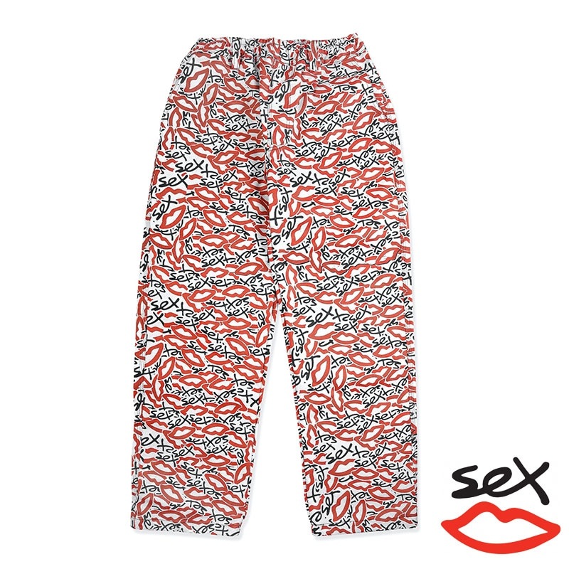 【sex Skateboards セックススケートボード】sex Camo パンツ White Sex Skateboards パンツ After Note （アフターノート