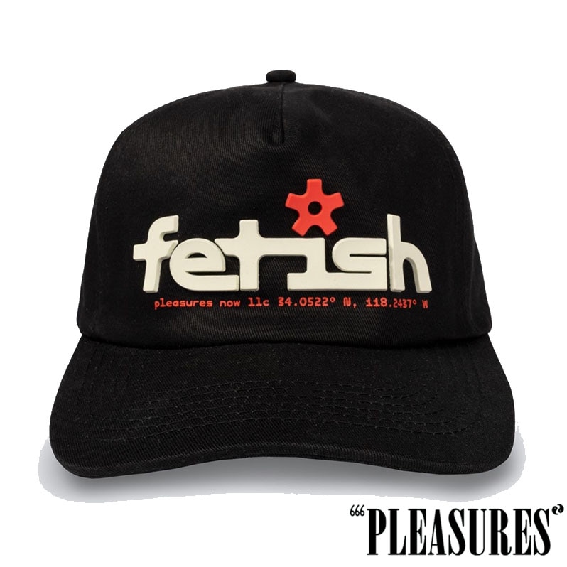 【PLEASURES/プレジャーズ】FETISH SNAPBACK キャップ / BLACK | PLEASURES,帽子 | | After Note （アフターノート）大阪 新世界 ...