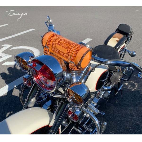 RAA LEATHER ツールバッグ サイドバッグ 本革 レザー バッグ バイク 工具小物入れ ギアバッグ 工具 ブラック ブラウン チカーノ ...