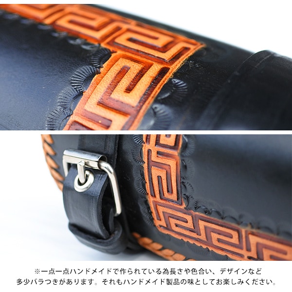 RAA LEATHER ツールバッグ サイドバッグ 本革 レザー バッグ バイク 工具小物入れ ギアバッグ 工具 ブラック ブラウン チカーノ ...