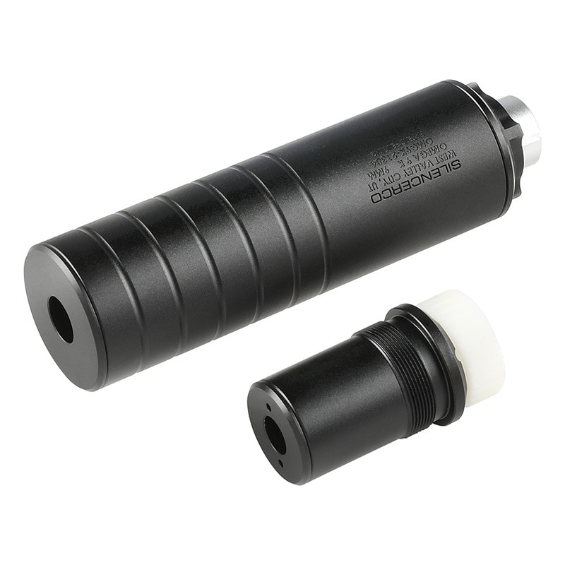 RGW Omega 9Kタイプ ダミー サイレンサー 14mm逆ネジ/MP5アタブター 2Way | エアガンパーツ,サイレンサー ...