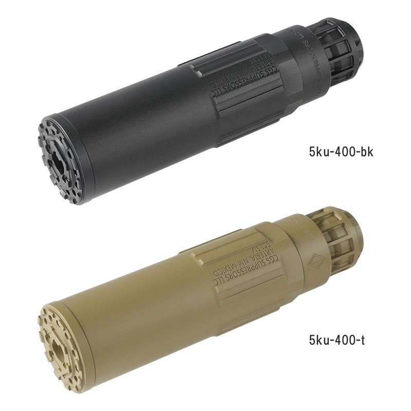 5KU CGS SCI-SIX タイプ ダミーサイレンサー & SCI SIX フラッシュハイダーセット 14mm逆ネジ BK | エア ...