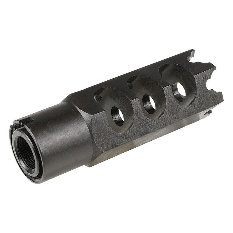 ZC LEOPARD Zenit DTK-1タイプスチールフラッシュハイダー (14mm逆/24mm正ネジ) | エアガンパーツ,フラッシュ ...