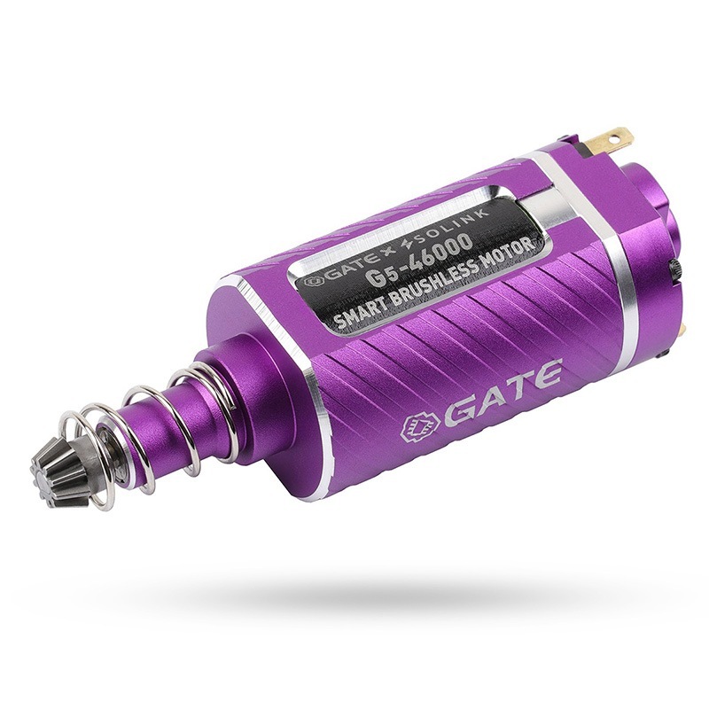 GATE G5 スマートブラシレスモーターロング軸 電動ガン用モーター 【回転数自由設定/起動トルク3段設定/逆転防止機構標準搭載(特許使用 ...