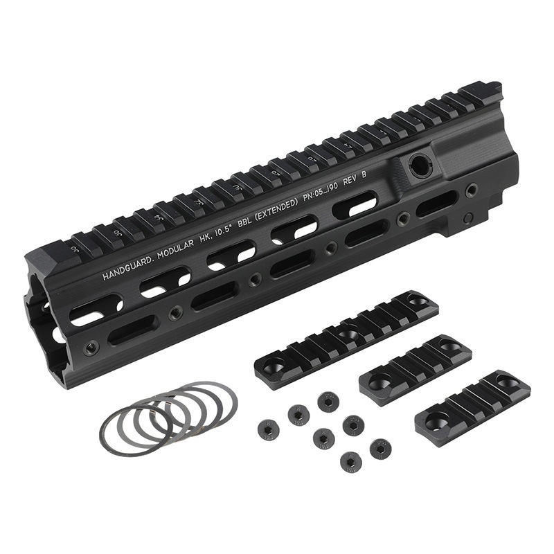 5KU Geissele SMR HK416タイプレールハンドガード 10.5inch (VFC HK416 GBB) BK | エアガンパー ...