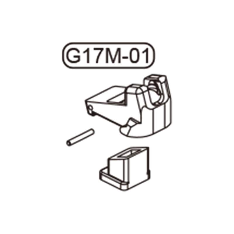 GHK GLOCK17 マガジンリップセット (G17M-01) | エアガンパーツ,インナーパーツ,GBB用パーツ ...