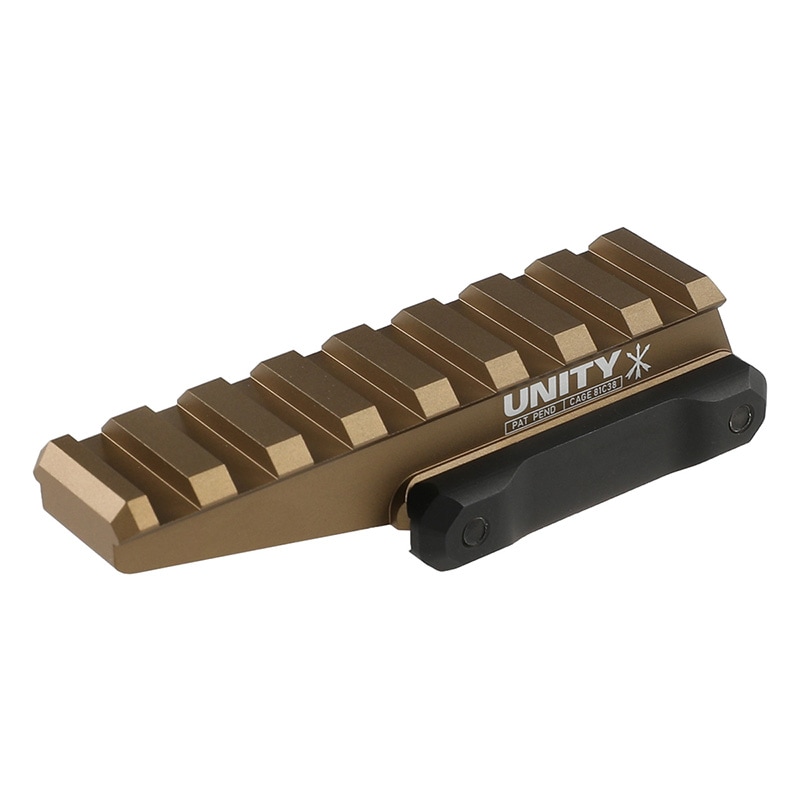 BJ Tac UNITYタイプ FAST Optic Riser マウント FDE | エアガンパーツ,マウント/レール ...