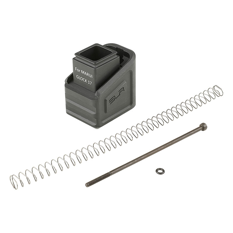 SLR Airsoftworks G17 ファンクショナルマガジンエクステンション (東京マルイグロックマガジン対応) BK | エアガンパー ...