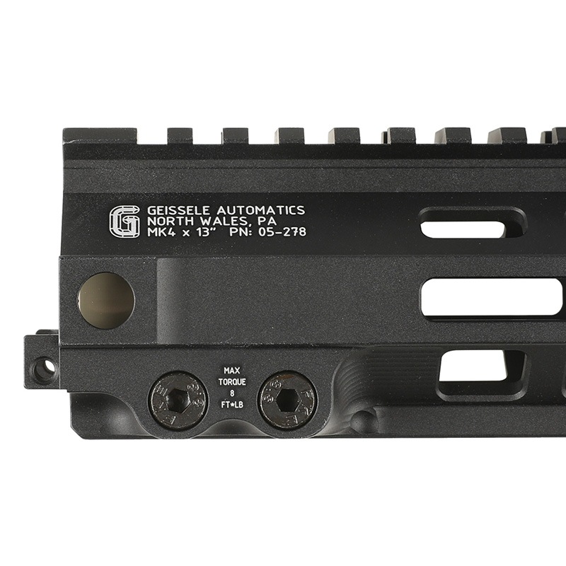 Zparts Geissele Mk4 13inch M-LOKハンドガード (東京マルイ M4 MWS対応/別売アウターバレル専用 ...