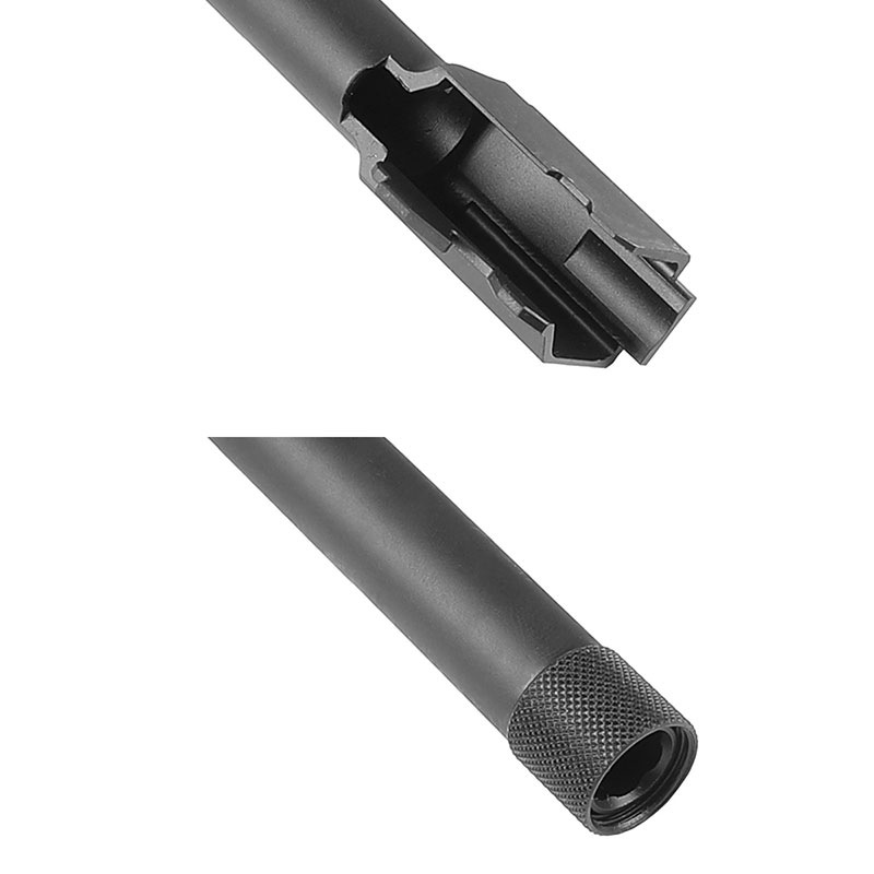 GUARDER ガーダー タクティカルスチールアウターバレル 14mm逆ネジ 東京マルイG17用 GLK-24(BK) | エアガンパーツ ...