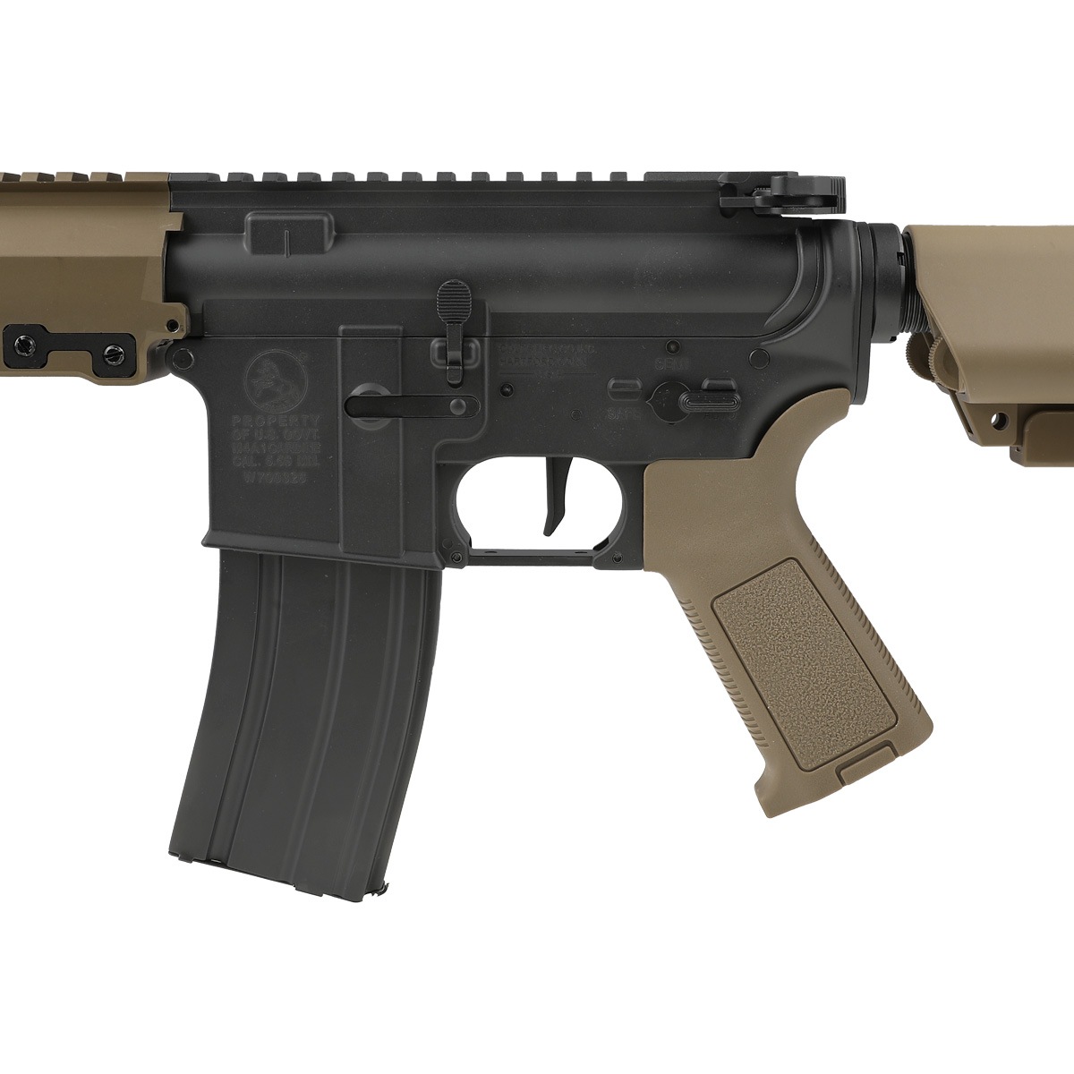 Double Eagle M4 URG-I/Mk16 10.3inch AEG (電子トリガー搭載/JP Ver.) DDC ガンケース付 ...
