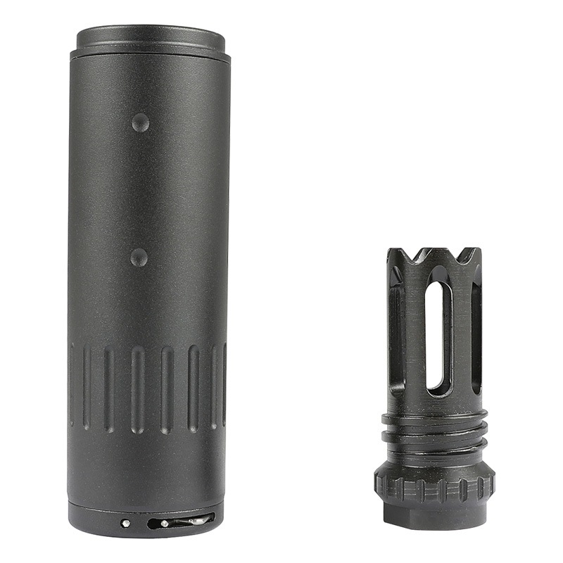 BIGDRAGON AAC MINI-4タイプ サイレンサー (Phantomタイプフラッシュハイダー付属) | エアガンパーツ,サイレンサー ...