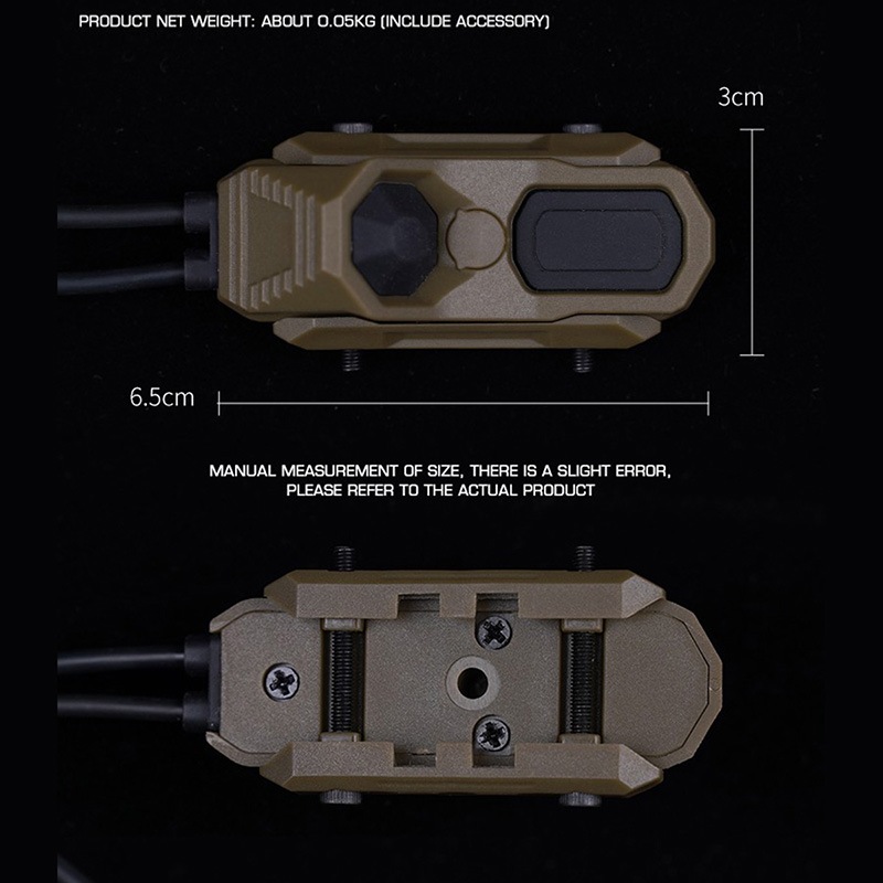 WoSporT Unity Tactical AXONスタイル デュアルスイッチ PEQ/2.5mmプラグ+SFライトプラグ Tan | 光学 ...