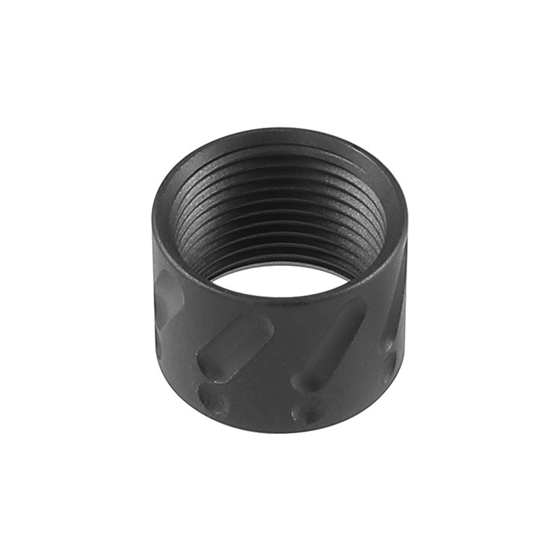 5KU Twist fluted/Dimple スレッドプロテクター Black (14mm逆ネジ) | エアガンパーツ,アウターパーツ ...