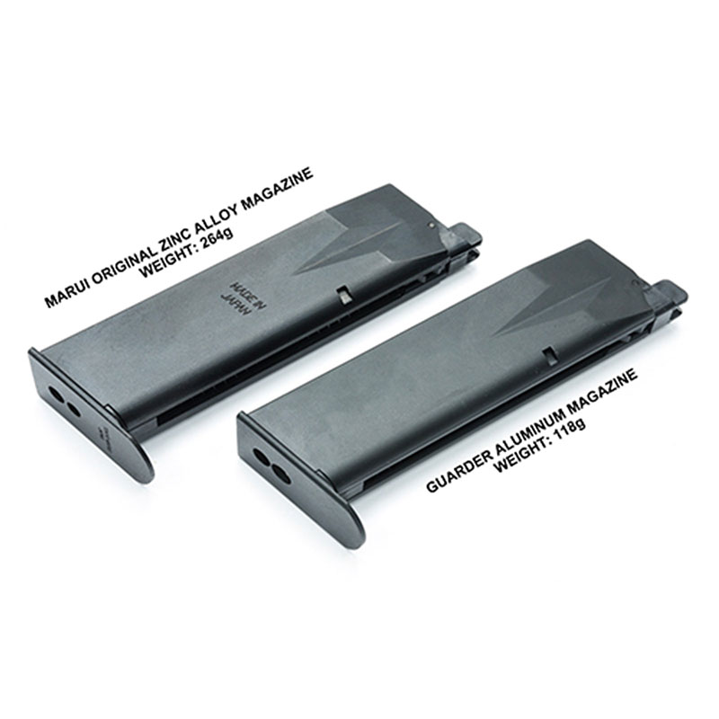 GUARDER ガーダー ライトウェイトアルミマガジン Black 東京マルイP226/E2用 P226-75(BK) | エアガンパーツ ...