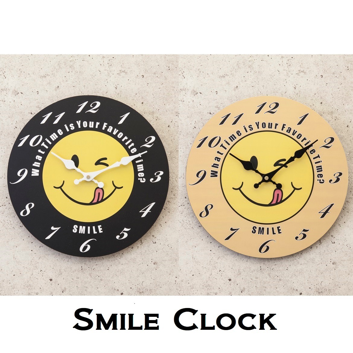 【掛時計】SMILE CLOCKの卸向け通販｜秋月貿易オンラインショップ