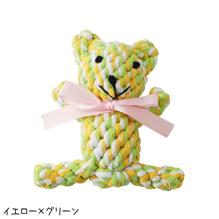 おもちゃ デンタルロープ ベアー マゼンダ×ブルー (PT-HGT-1-3) | カテゴリー別,[DOG&CAT] ペットトイ,[DOG ...