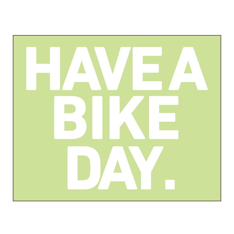 HAVE A BIKE DAY.ステッカー HABD LOGO Sサイズ 抜き文字タイプ ホワイト デザイン 加藤ノブキ SP-94 | ある ...